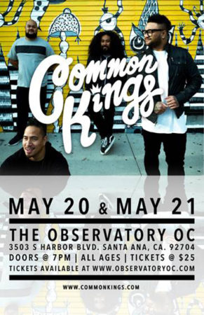 COMMON KINGS @ OBSERVATORY OC | 5/21/16 | LA HIP HOP EVENTS