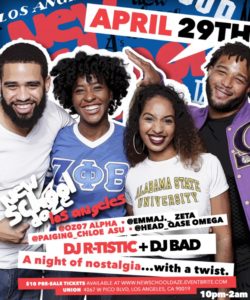 New School Daze LA • ﻿April 29, 2017 @ Union Nightclub