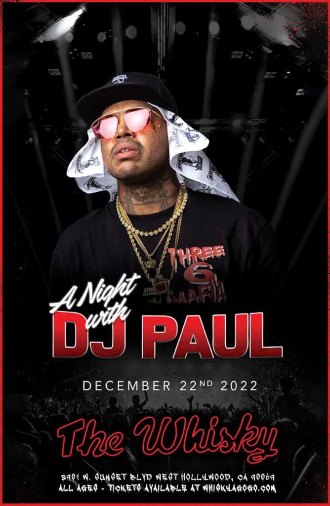 DJ Paul at Whisky A Go Go⁣, West Hollywood