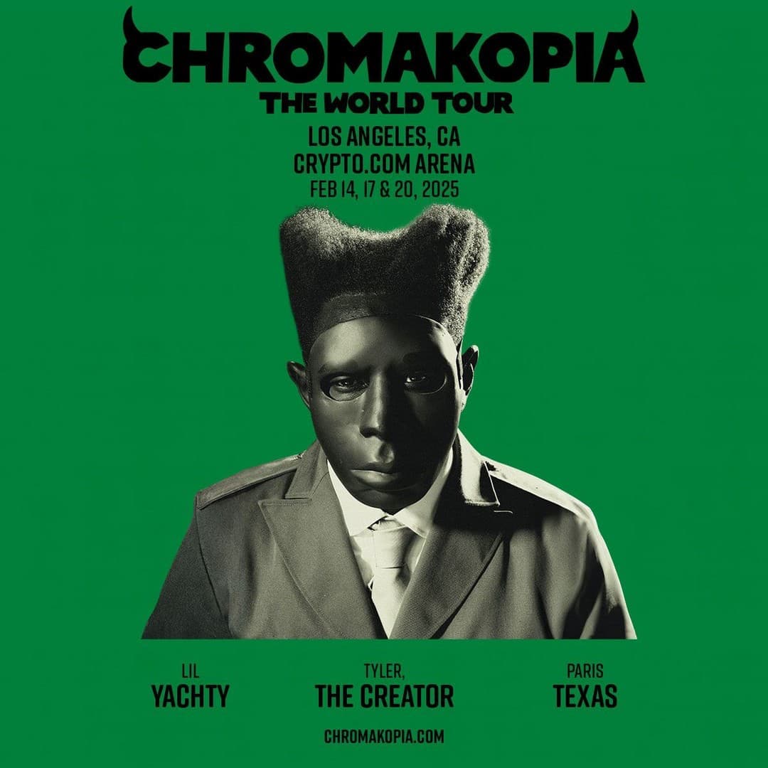 Tyler, The Creator⁣ CHROMAKOPIA: THE WORLD TOUR in LA!