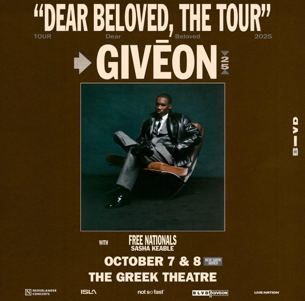 GIVEON: Dear Beloved, The Tour – Live at the Greek Theatre