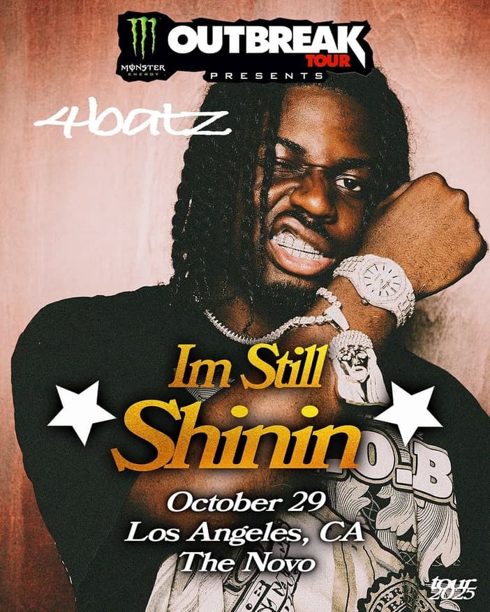 4batz – I’m Still Shinin’ Tour at The Novo, Los Angeles