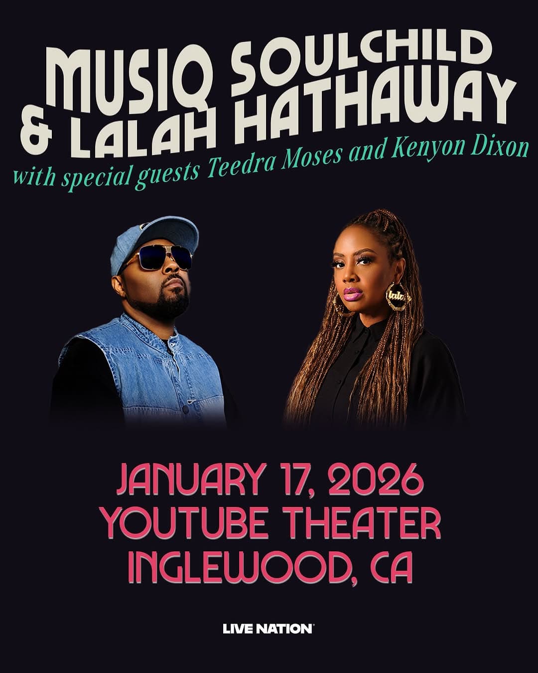 Musiq Soulchild & Lalah Hathaway Live in Inglewood
