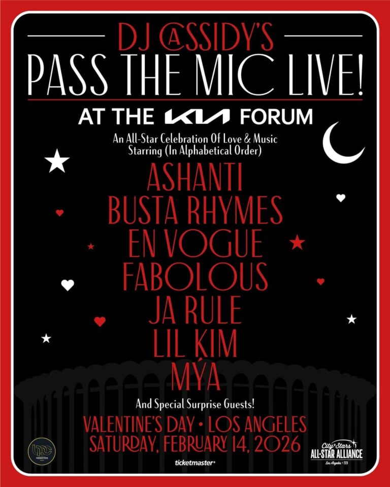 DJ CASSIDY’S PASS THE MIC LIVE At The Kia Forum⁣!