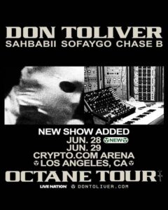 Don Toliver – Octane Tour | Los Angeles – 2nd Show Added